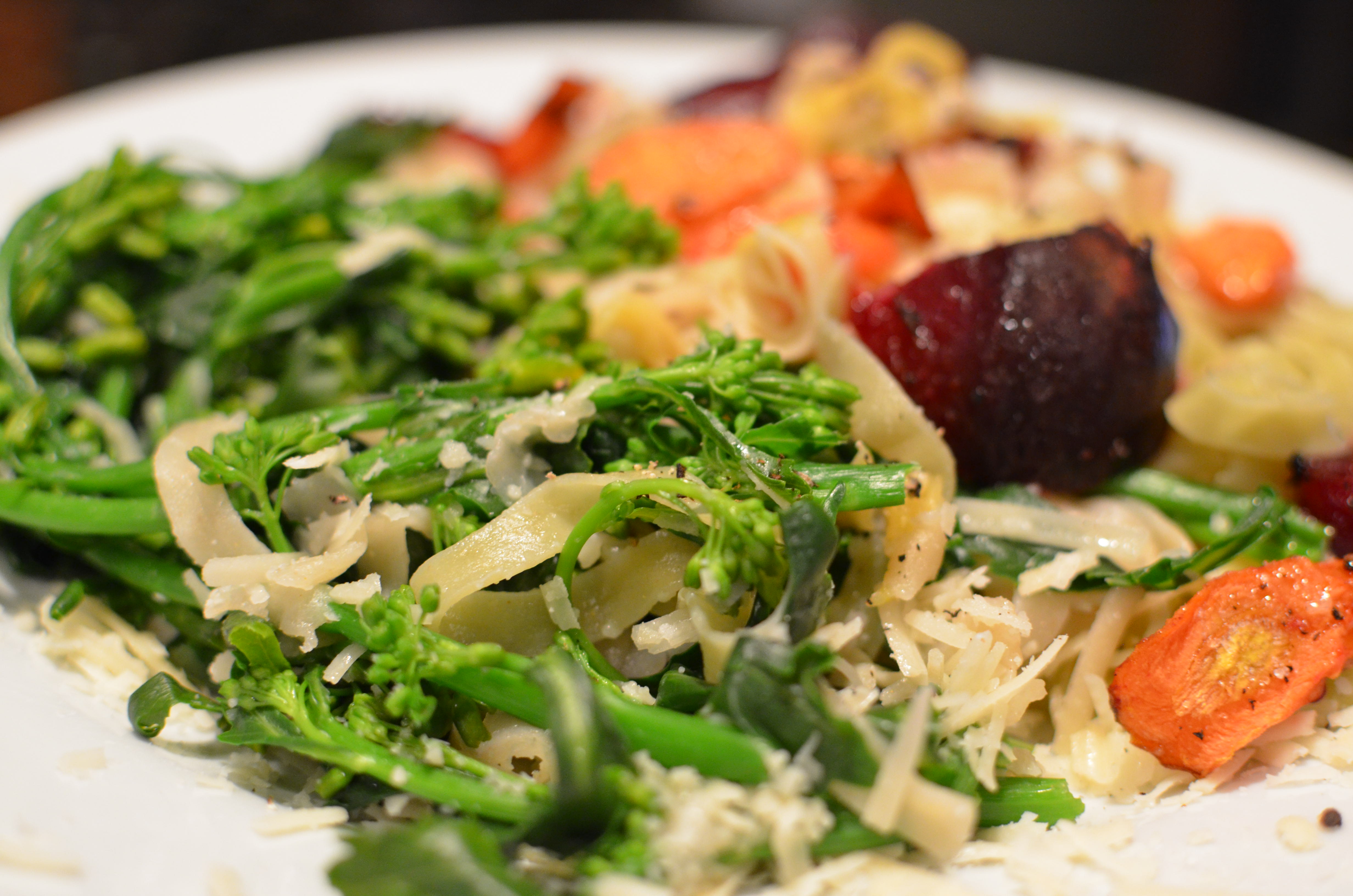 Fresh Pasta Trio With Roasted Vegetables. Fresh Music From Paul Cook ...