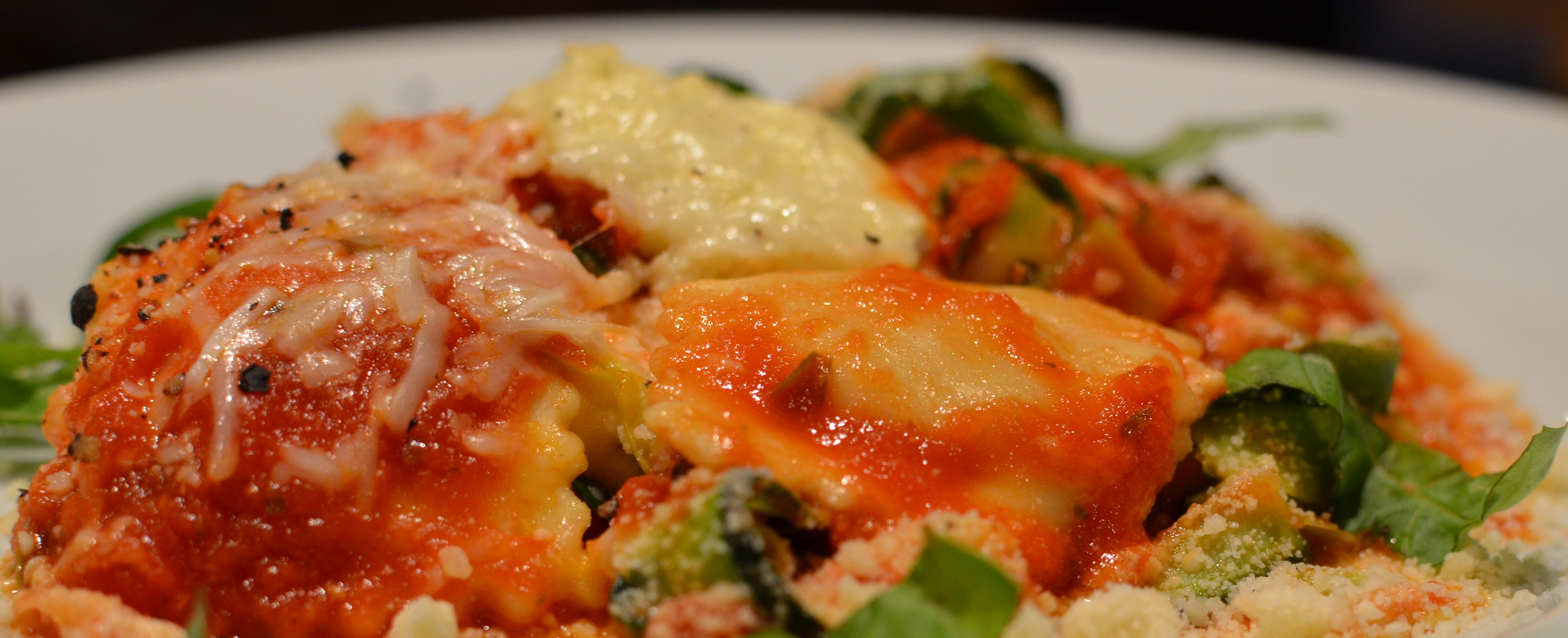 Stacked Vegetables And Ravioli Casserole | I Sing In The Kitchen
