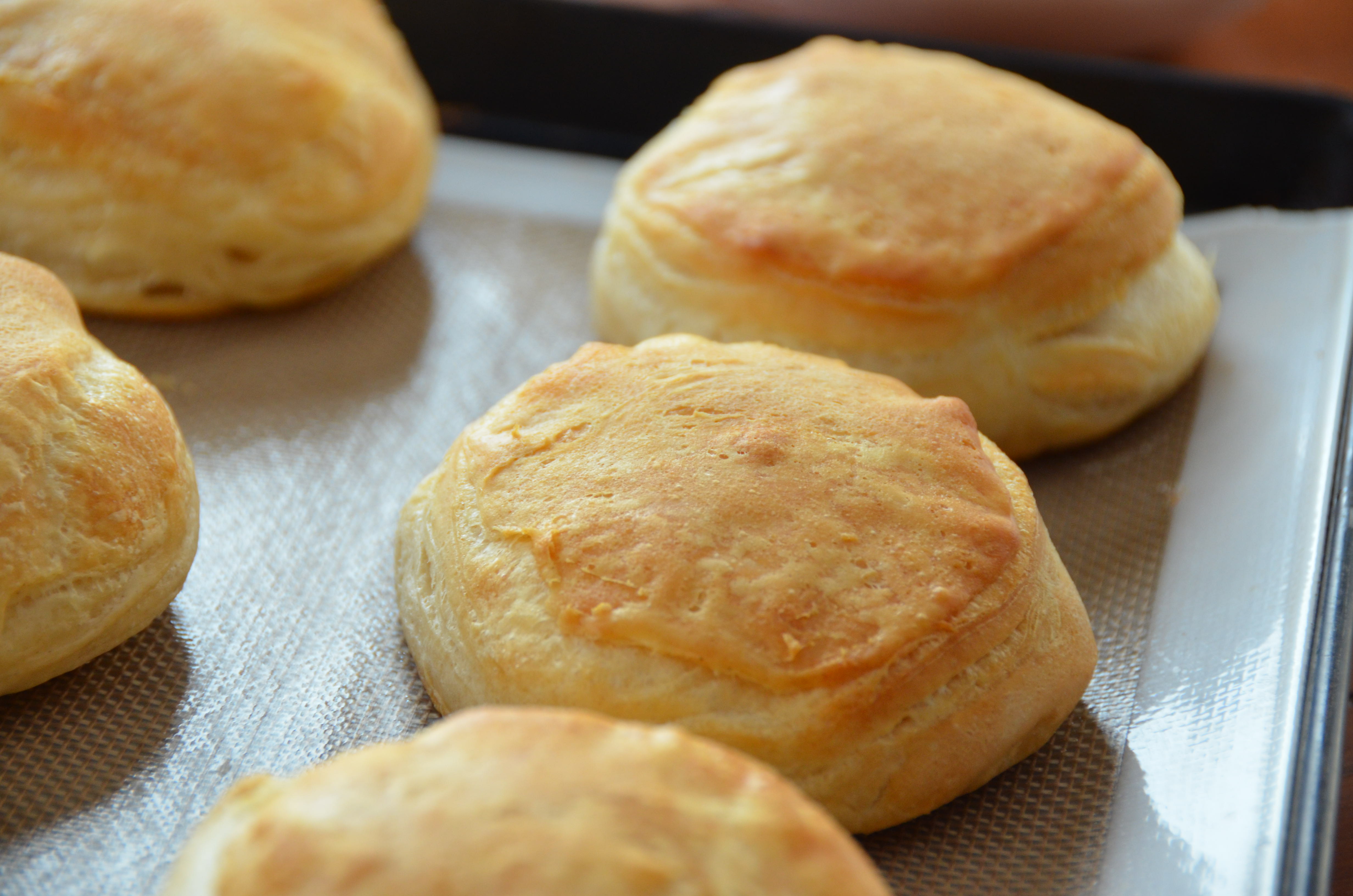 Perfect Scrambled Eggs. Biscuits With Ham Butter. Enamored With Echo ...