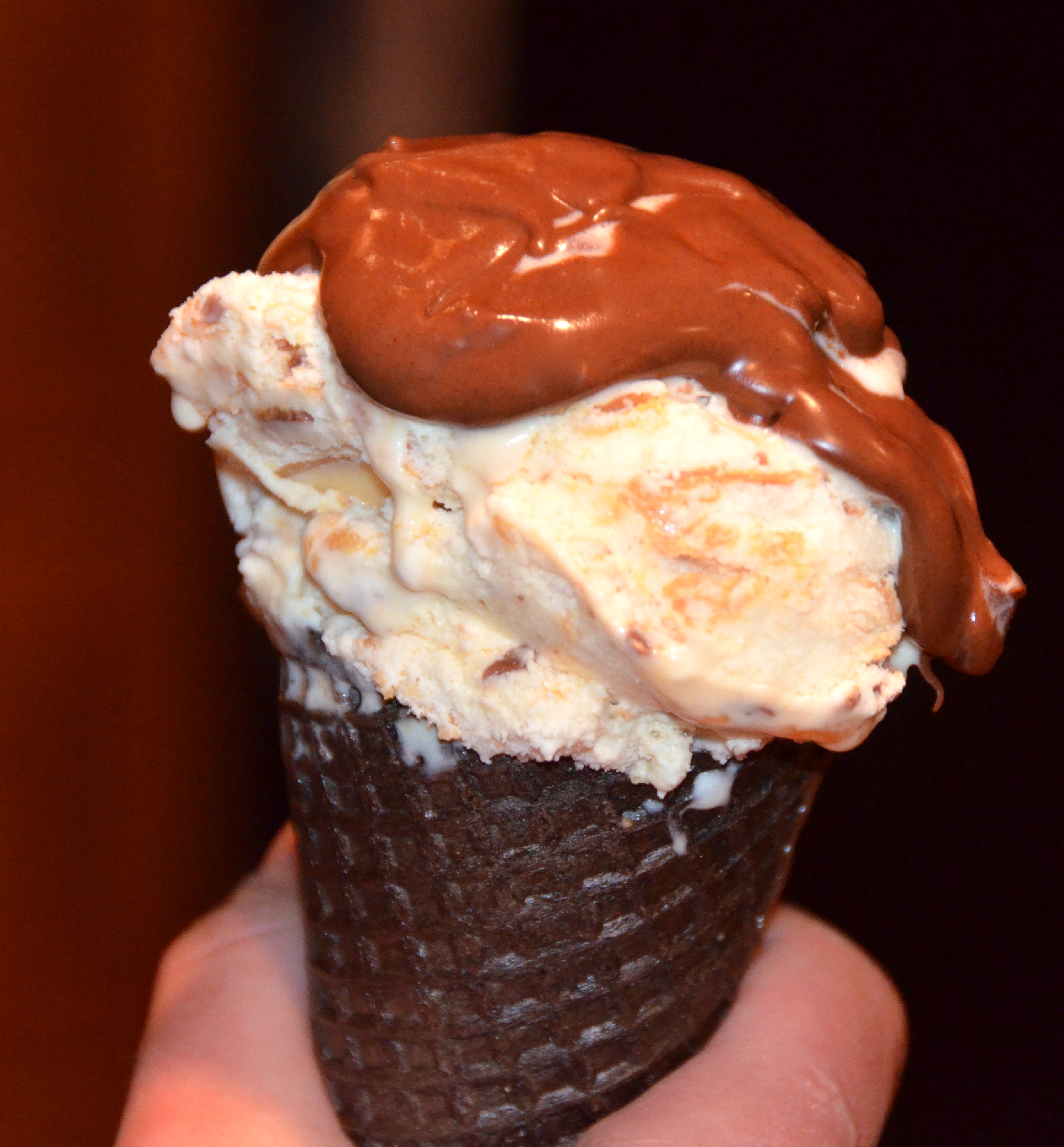 Short And Sweet. Chocolate Peanut Butter Shell. | I Sing In The Kitchen