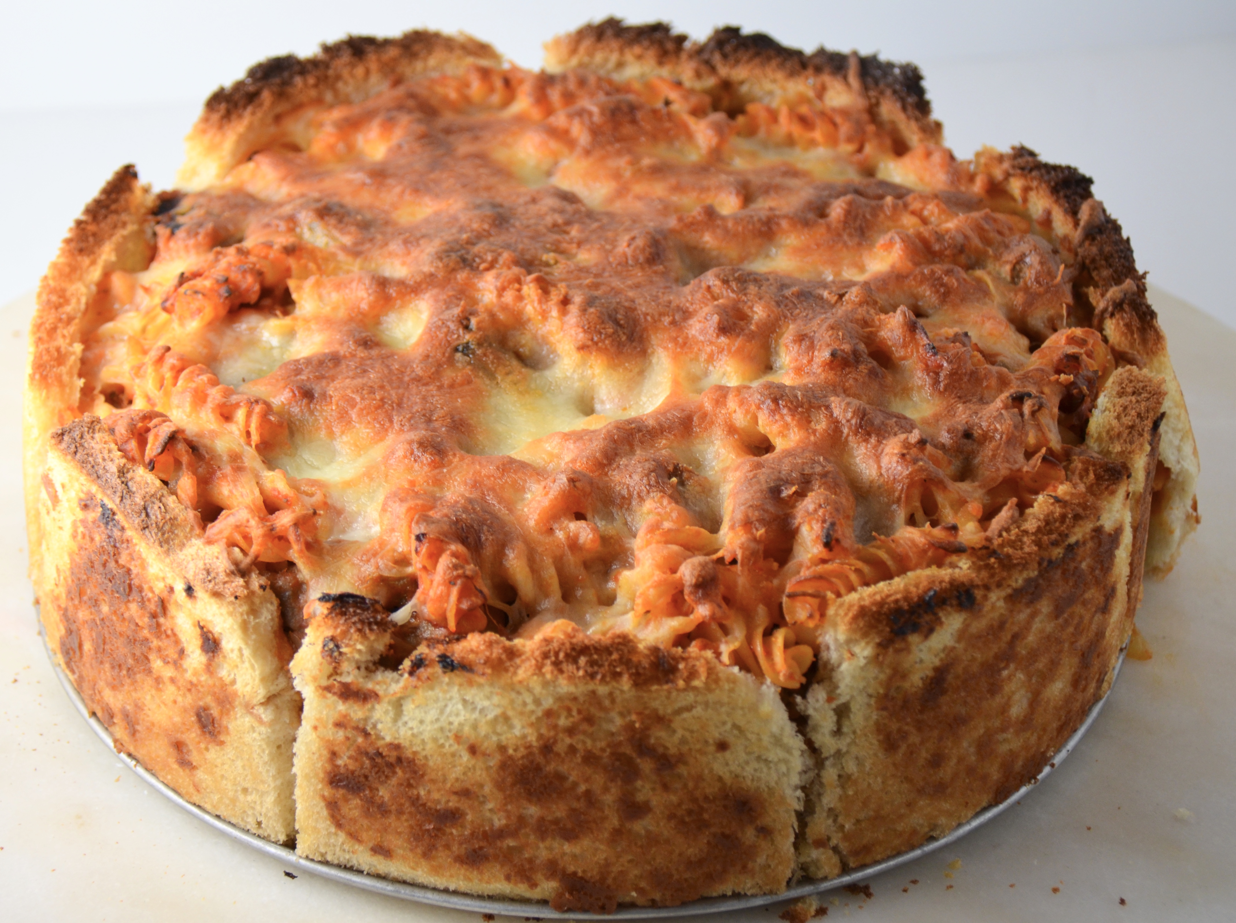 Garlic Bread Pasta Torte. New Music From Everything by Electricity. | I ...