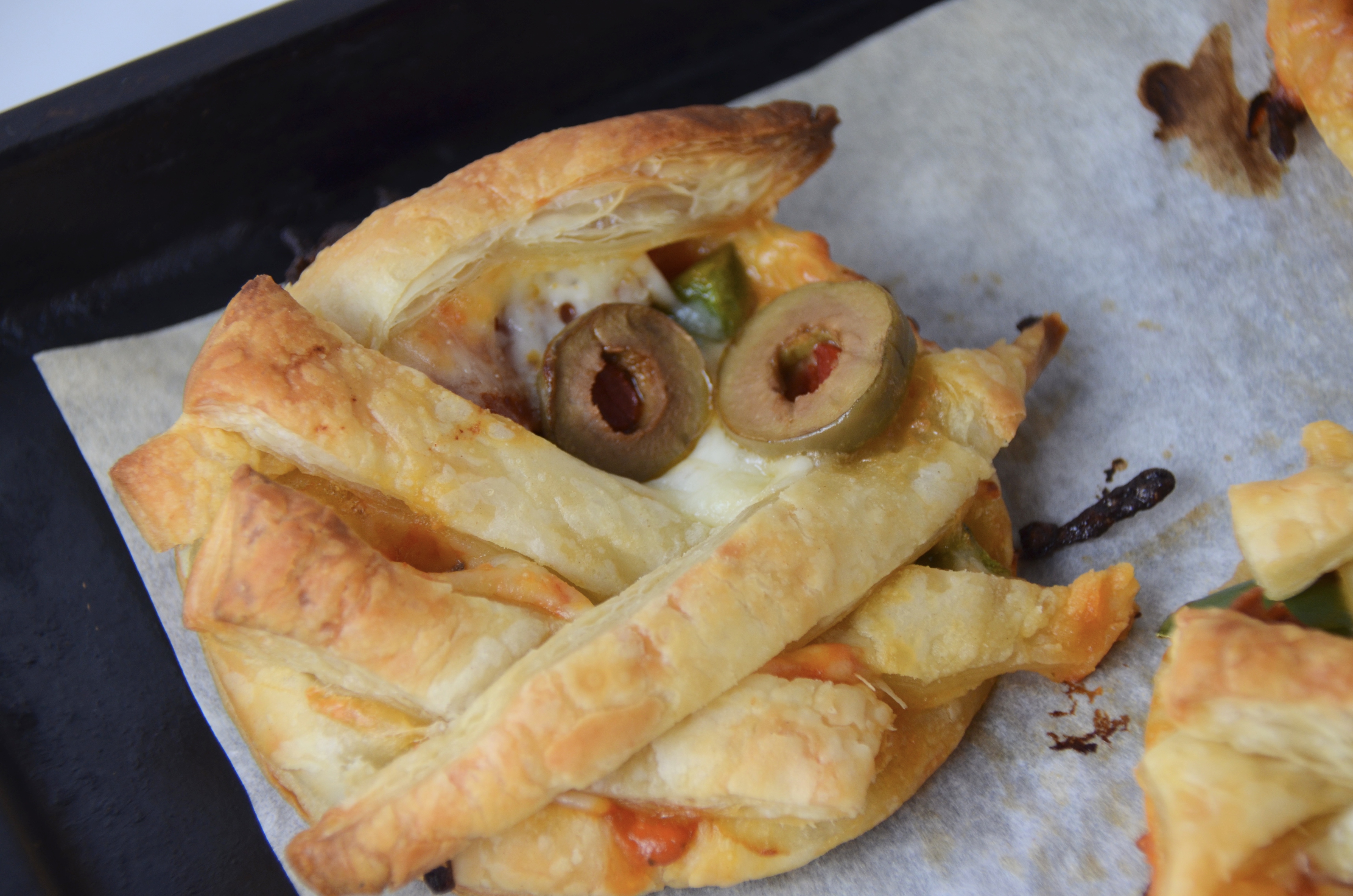 Mini Puff Pastry Pizza Mummies. Listening To Year Of October. | I Sing ...