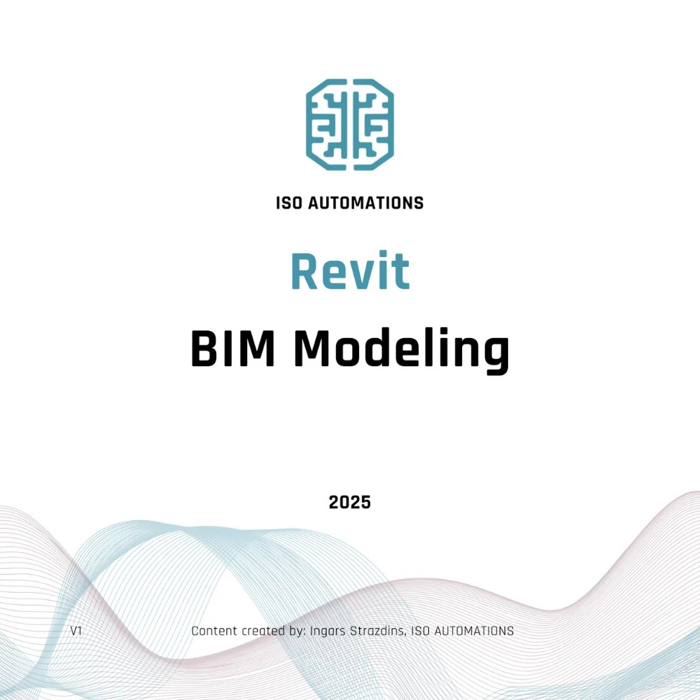 Bim Revit Modeling Tutorial Iso Automations