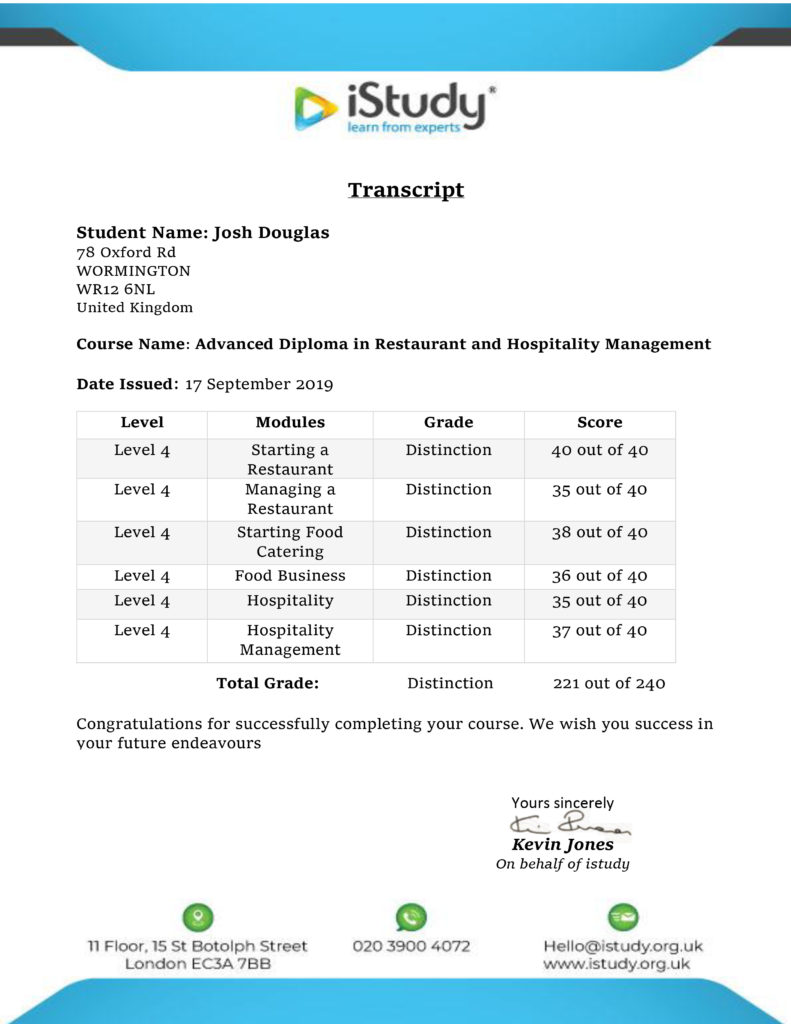 Certificate Test – iStudy