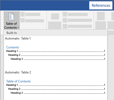 Word automatic table of contents (Index) - IT-Tutorial