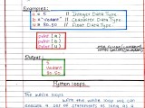 Basic Python Programs Handwritten Pdf It Connect4techs