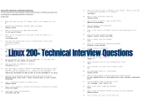 Linux 200 Technical Interview Questions Pdf