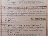 Python Notes Handwritten Pdf It Connect4techs