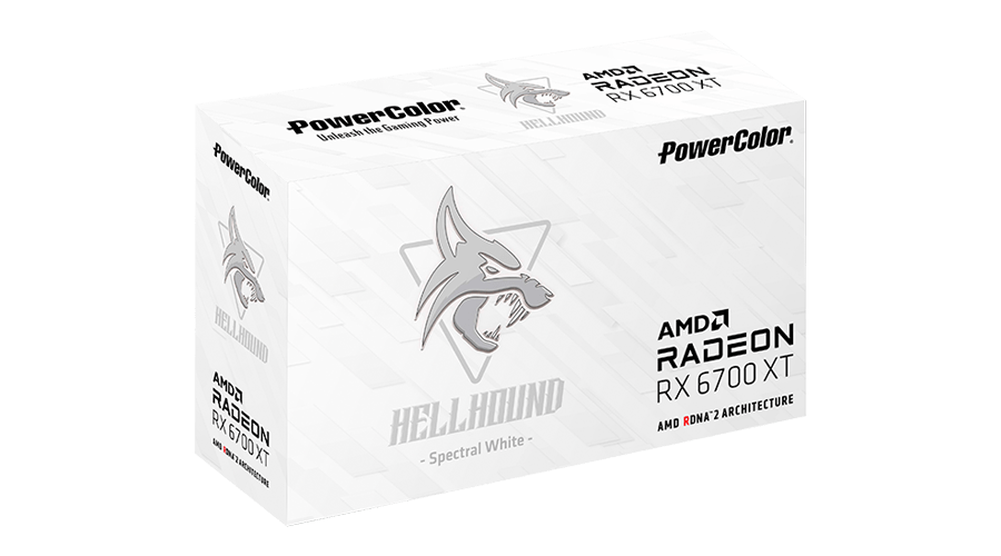 Card Màn Hình Powercolor Hellhound Spectral White AMD Radeon RX 6700 Xt ...