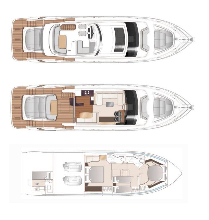 layout Princess s62 – Ita Yachts Canada