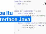 Tutorial Java Interface Penerapan Interface Dalam Pemrograman Oop Dan