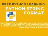 Python String Format Itexamtools Python String Format