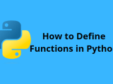 How To Define A Function In Python