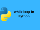While Loop Control Structure In Python