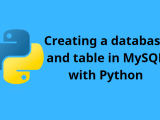 Creating A Database And Table In Mysql With Python