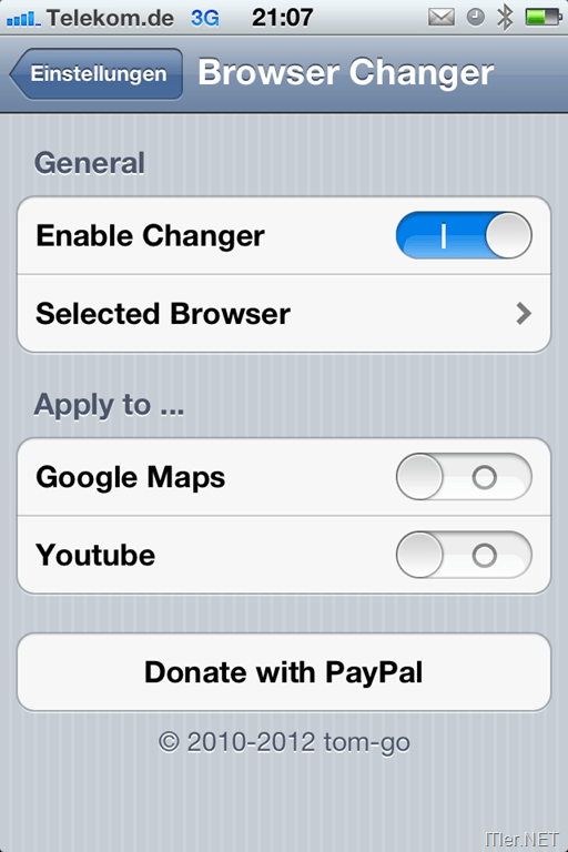 Standardbrowser beim iPhone oder iPad - iOS ändern