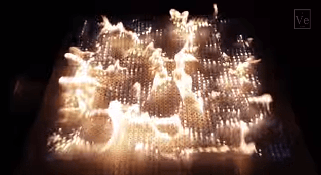 Pyro Board - das 2 Dimensionale Feuer VU Meter