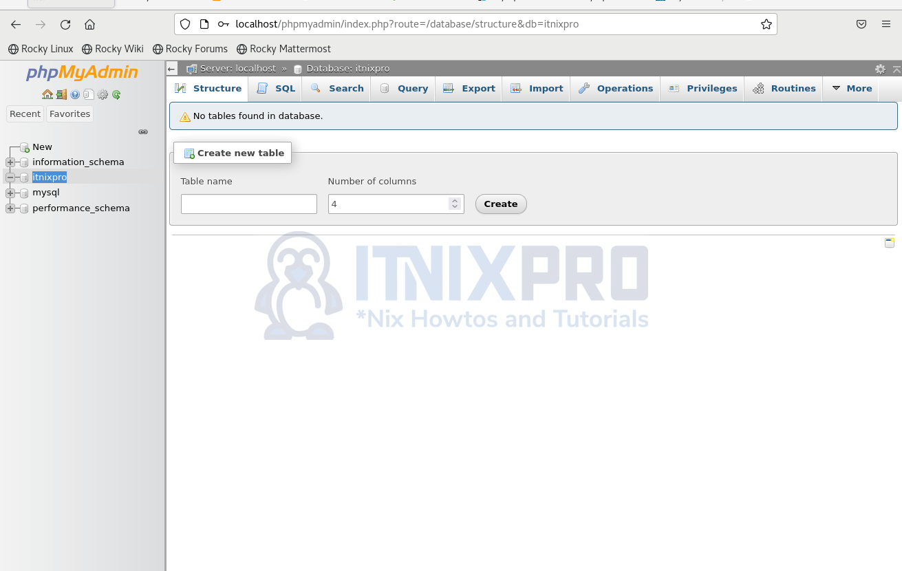Install Phpmyadmin With Apache On Rocky Linux Itnixpro