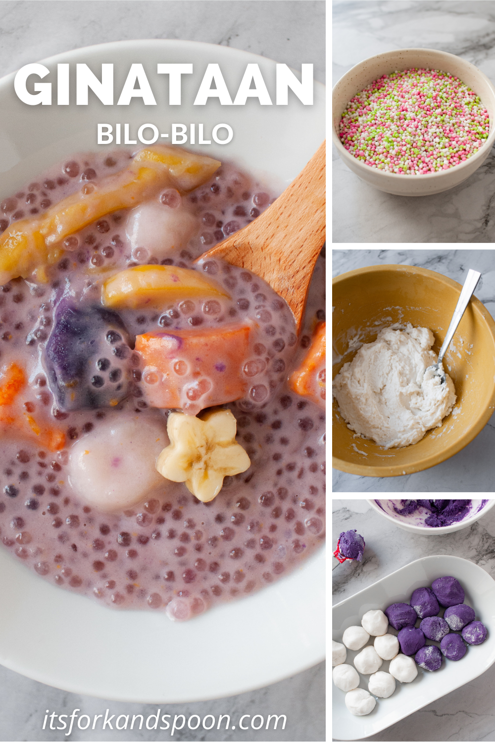 Classic Ginataan Bilo-Bilo (Filipino Sticky Rice Balls in Coconut Milk ...