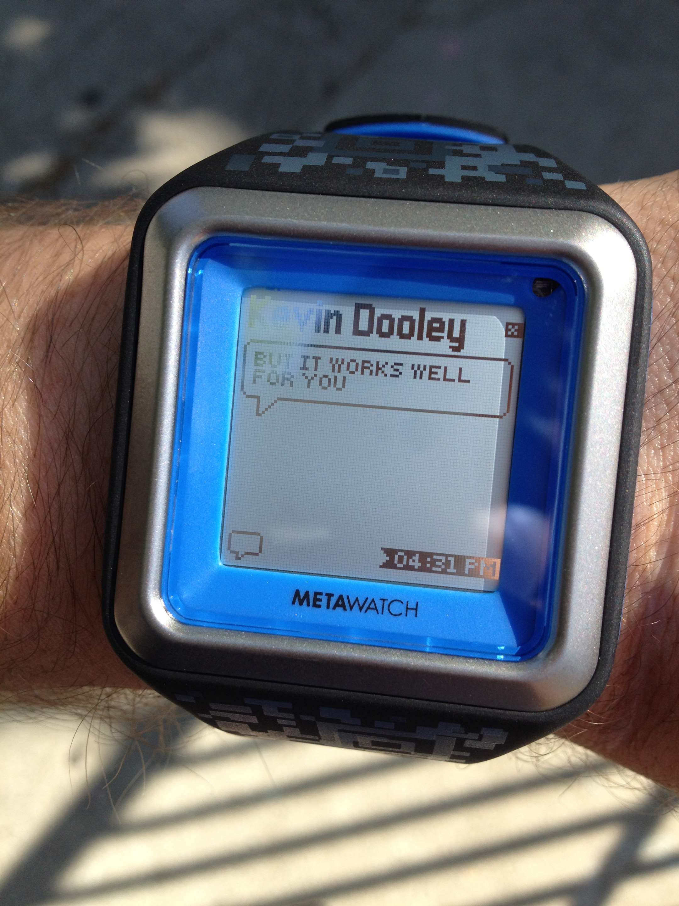 MetaWatch Strata, a Smart Watch for Nerds by Nerds | It's Just Justin