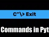 Exit Commands In Python Its Linux Foss
