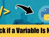 How To Check If A Variable Is None In Python Its Linux Foss