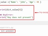 Keyerror 0 Exception In Python Its Linux Foss
