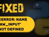 Nameerror Name Raw Input Is Not Defined In Python Its Linux Foss