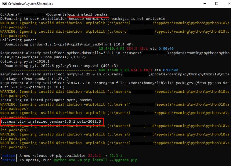 ModuleNotFoundError: No module named ‘pandas’ in Python – Its Linux FOSS