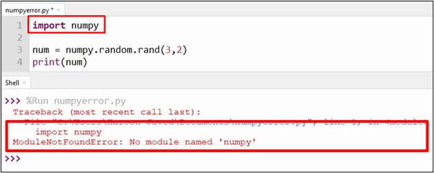 ModuleNotFoundError: No module named ‘numpy’ in Python – Its Linux FOSS