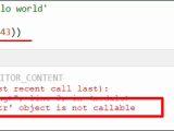 Typeerror Str Object Is Not Callable In Python Its Linux Foss
