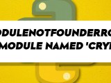 Modulenotfounderror No Module Named Crypto In Python Its Linux Foss