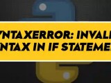 Syntaxerror Invalid Syntax In If Statement Python Its Linux Foss