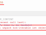 Typeerror Cannot Unpack Non Iterable Int Object In Python Its Linux Foss