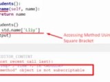Typeerror Method Object Is Not Subscriptable In Python Its Linux Foss