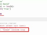 Syntaxerror Break Outside Loop In Python Its Linux Foss