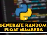 Generate Random Float Numbers In Python Random And Uniform Its