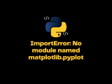 Solved Importerror No Module Named Matplotlib Pyplot Itsmycode