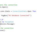 How To Connect Access Database To Vb Net Visual Studio