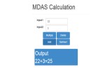 Mdas Calculation With Jquery