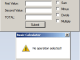 Calculator Visual Basic Code Calculator In Vb Net Code