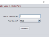 Display String Value Using Joptionpane In Java Free Source Code