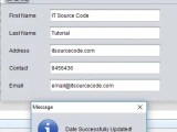 Update Data Using Mysql Database And Java With Netbeans Ide