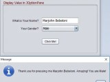 Display String Value Using Joptionpane In Java Free Source Code
