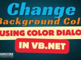 Change Background Color Using Color Dialog In Vb Net