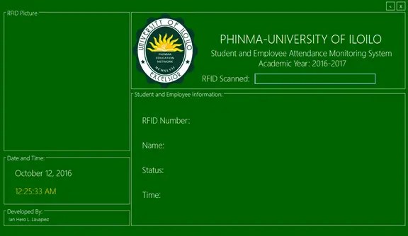 Attendance System Using Rfid In Vbnet And Mysql