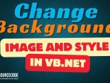 Change Background Image And Style In Vb Net