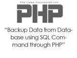Solved How To Backup Mysql Database In Php Projects