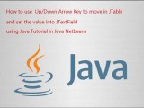 How To Use Up Down Arrow Key In Java Tutorial Using Netbeans Ide