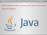How To Resize The Column In Jtable Using Java Tutorial Free